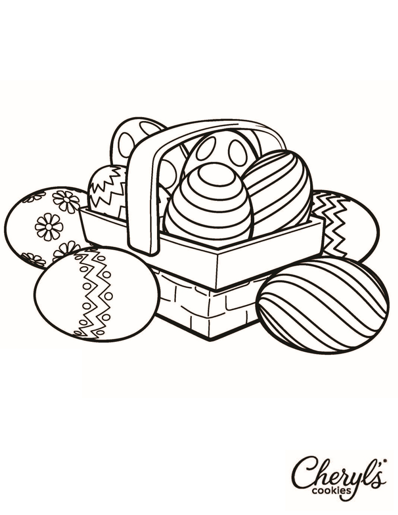 Printable Coloring Pages and Games from Cheryl’s Cookies | Scrumptious ...